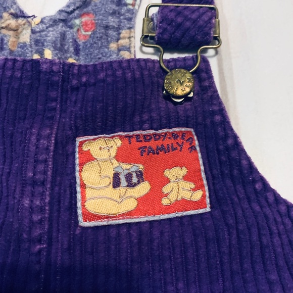 Bottoms | Vintage Purple Teddy Overalls | Poshmark